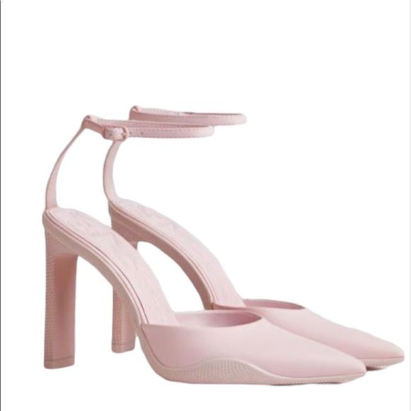 Bershka | Shoes | Bershkapointed Toe Sporty Sole Slingback Light Pink ...